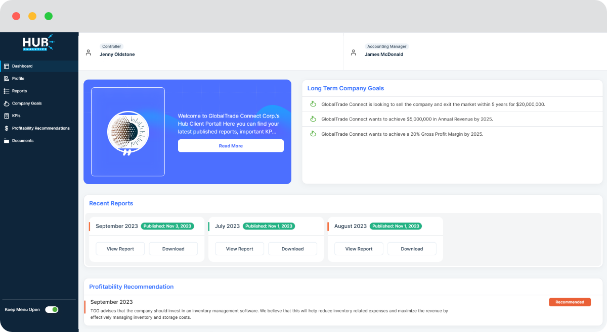 Efficient Financial & Management Reporting | HUB Analytics